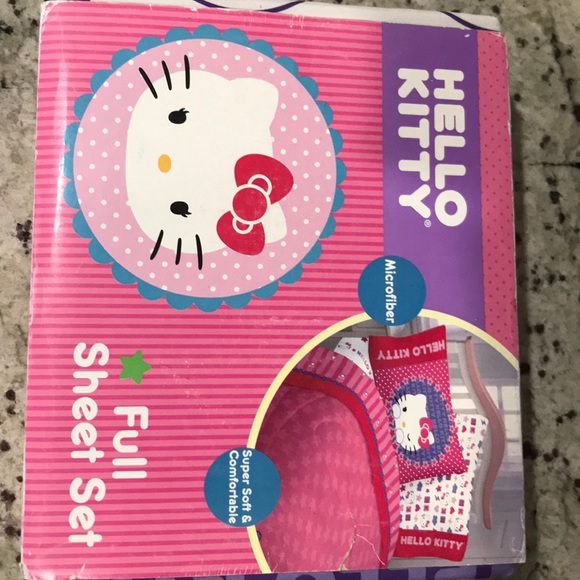 Hello Kitty | Bedding | Brand New Hello Kitty Full Size Sheet Set 4 ...